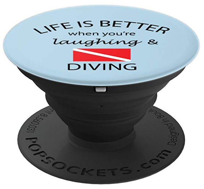 Scuba Diving PopSockets - Grips For Your Phone & Tablet, Phone Holder