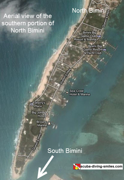 Map of Bimini - You Can't Get Lost On This Bahamas Island